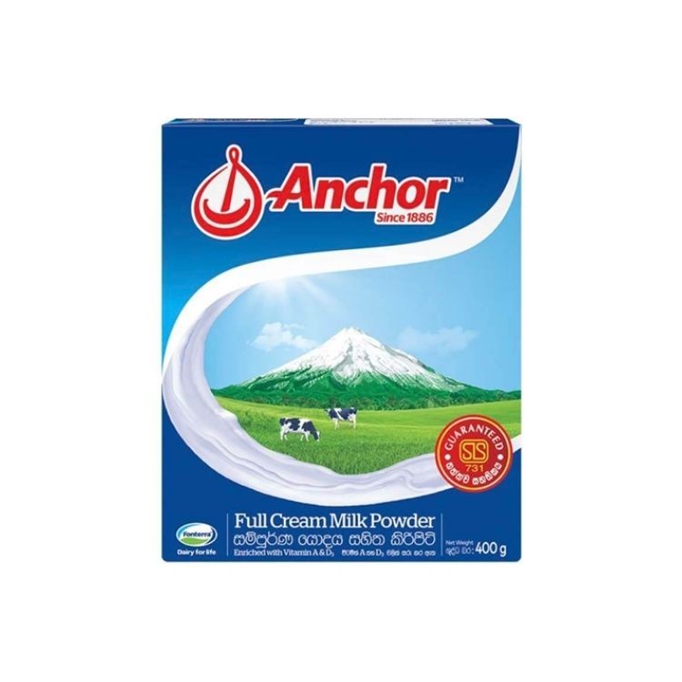 Anchor Full Cream Milk Powder - 400g - Milk, Tea & Beverages | Wishque