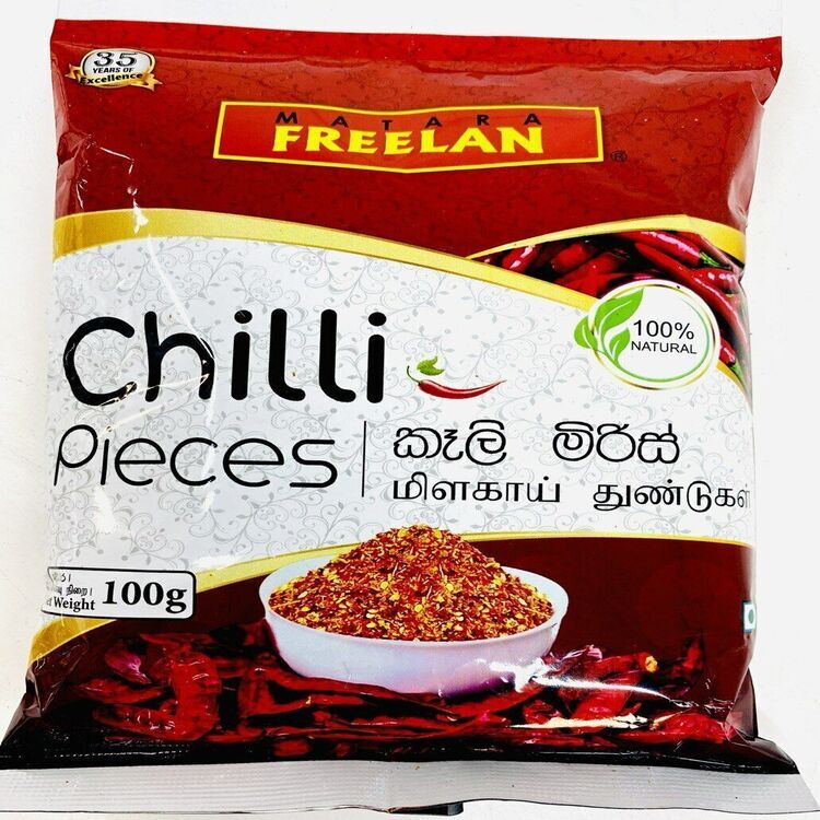 FREELAN Chilli Pieces 100g - Wishque | Sri Lanka's Premium Online Shop ...