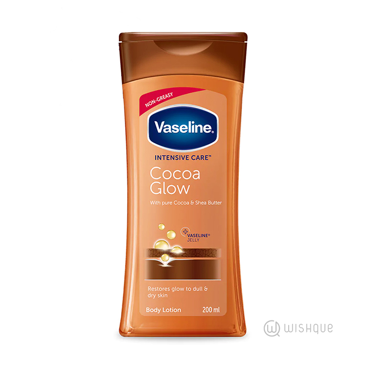 Vaseline Cocoa Glow Body Lotion 200ml - Bath & Body | Wishque