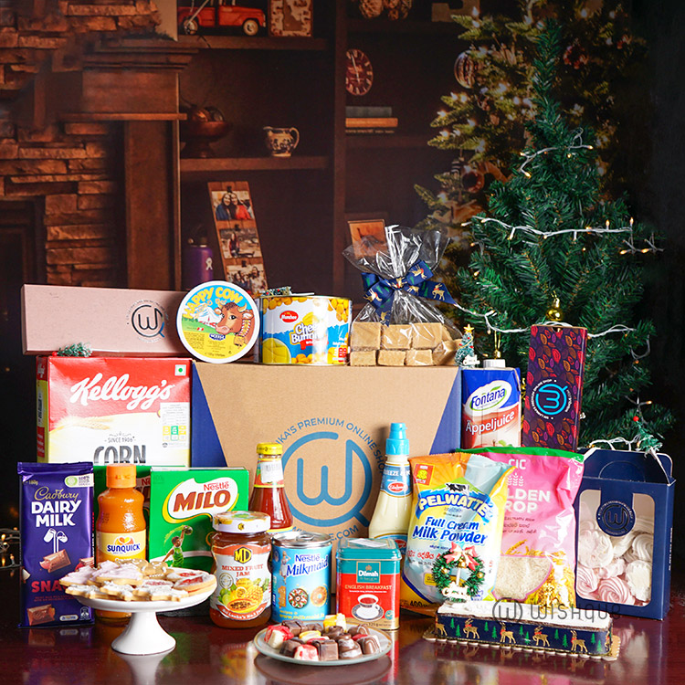 Deluxe Christmas Hamper - Christmas Grocery Hampers | Wishque