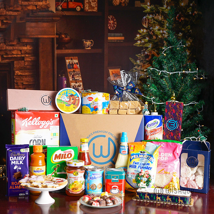 Deluxe Christmas Hamper - Christmas Grocery Hampers | Wishque