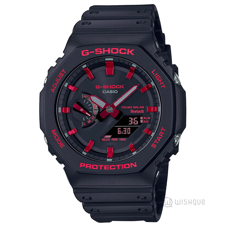 Casio Men's Analogue Digital Quartz Watch with Plastic Strap GA ...