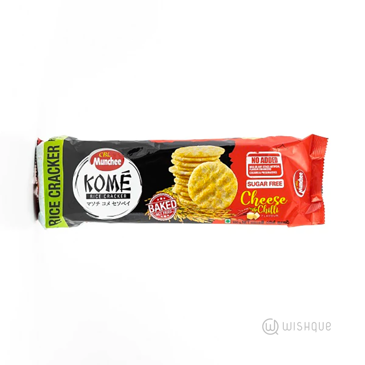 Munchee Kome Rice Cracker - Cheese Chilli Flavour 90g - Snacks ...