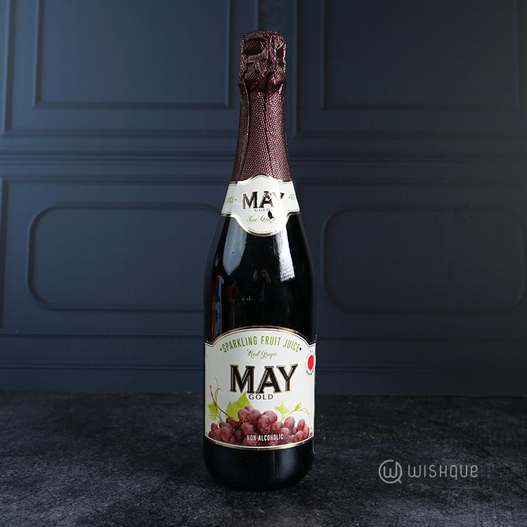 May Non-Alcoholic Sparkling Red Grape Wine 750ml - Milk, Tea ...