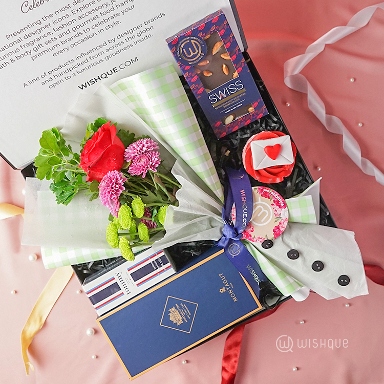 Fresh Floral Shirt Gift Set For Him - Express Your Love for Him | Wishque