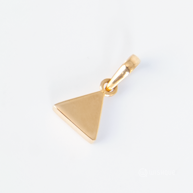 22kt Gold Charm Triangle Pendant - Pendants | Wishque