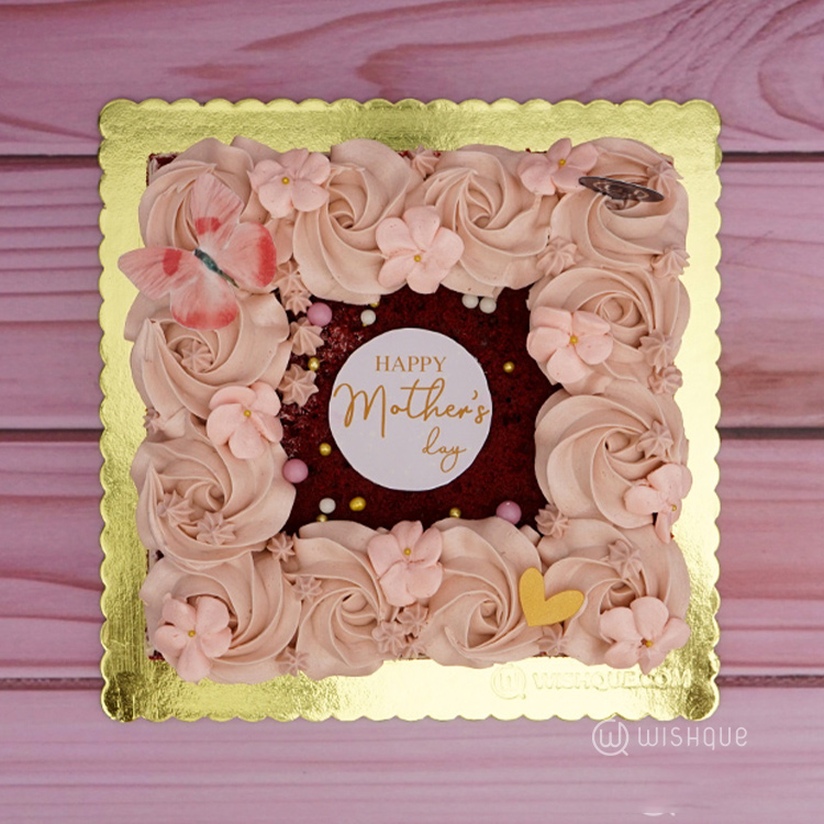 Petal Perfection Red Velvet Cake For Mom - Mother's Day Cakes | Wishque