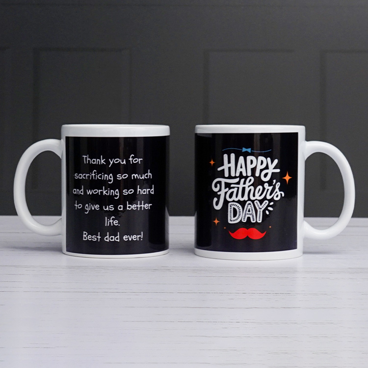 Happy Father's Day Dad Printed Mug - Greeting Cards & Printed Mugs ...
