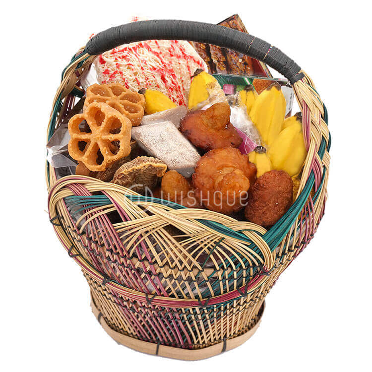 Avurudu Kevili Basket - Wishque | Sri Lanka's Premium Online Shop! Send ...