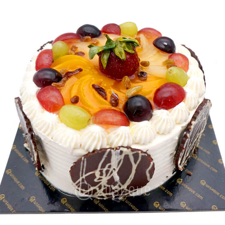 Vanilla Sponge Fruit Gateau - Wishque | Sri Lanka's Premium Online Shop ...