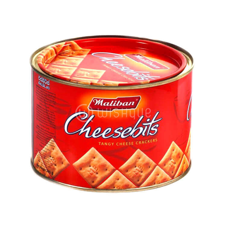Maliban Cheese Bits Tin 245g - Snacks & Confectionery | Wishque