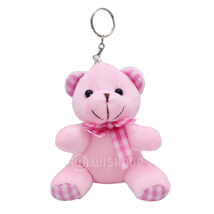 Pink Teddy Bear with Bow Key Tag - Wishque | Sri Lanka's Premium Online ...