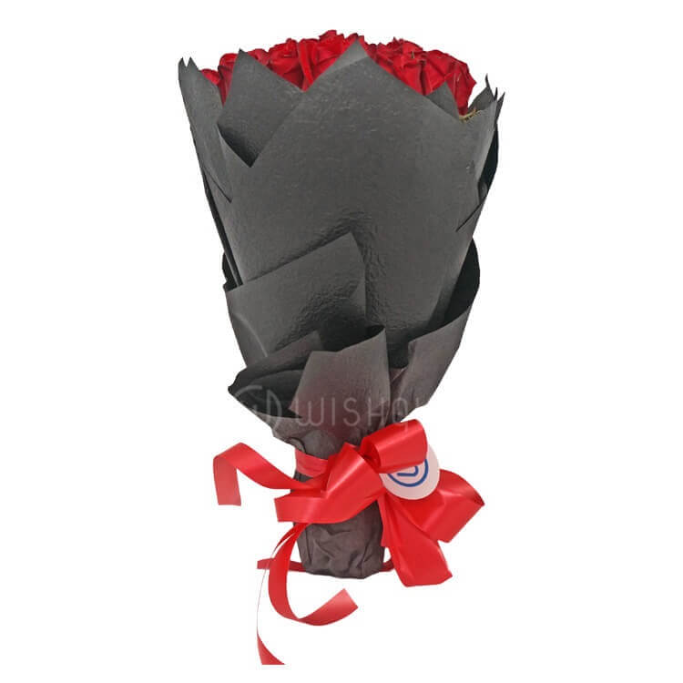 Bouquet of 25 Red Roses - Wishque | Sri Lanka's Premium Online Shop ...