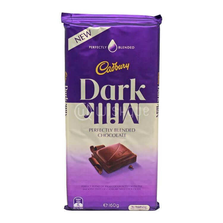 Cadbury Dark Milk Perfectly Blended Chocolate 160g - Wishque | Sri ...