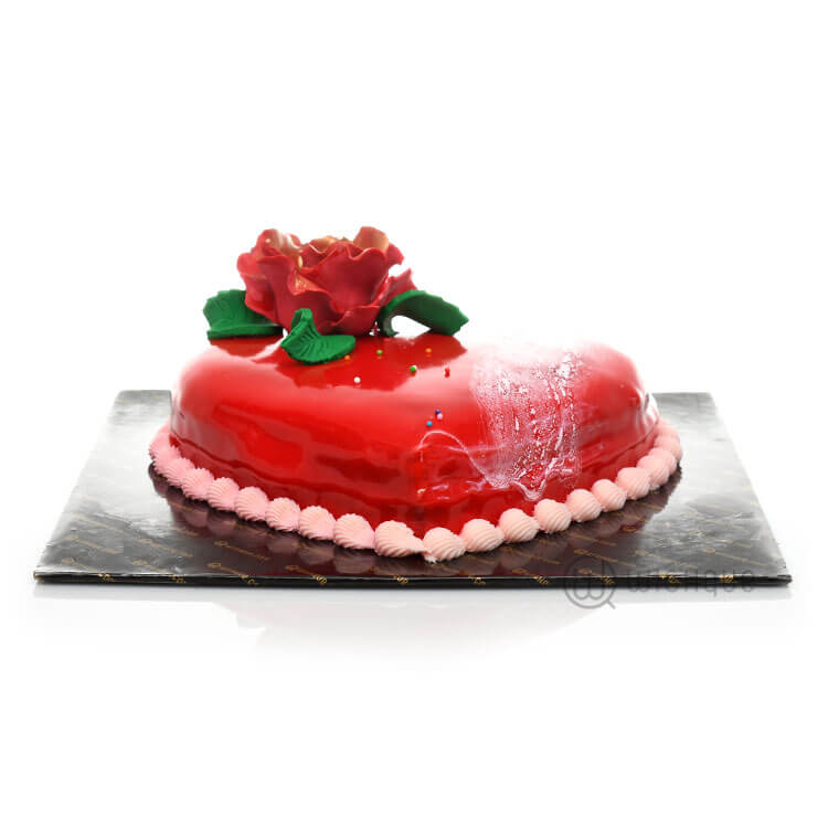 Red Velvet Mirror Glaze Cake - Wishque | Sri Lanka's Premium Online ...