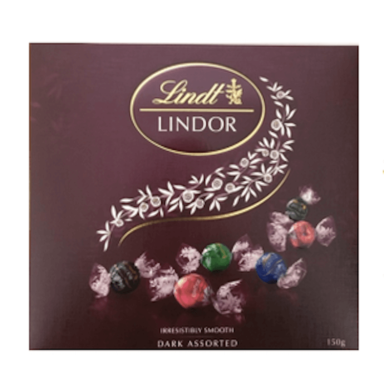 Lindt dark irresistibly smooth dark assorted chocolate 150g - Wishque ...
