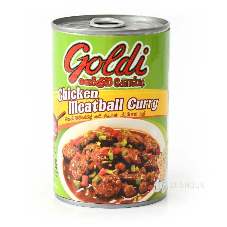 Goldi Chicken Meatball Curry 400g - Wishque | Sri Lanka's Premium ...