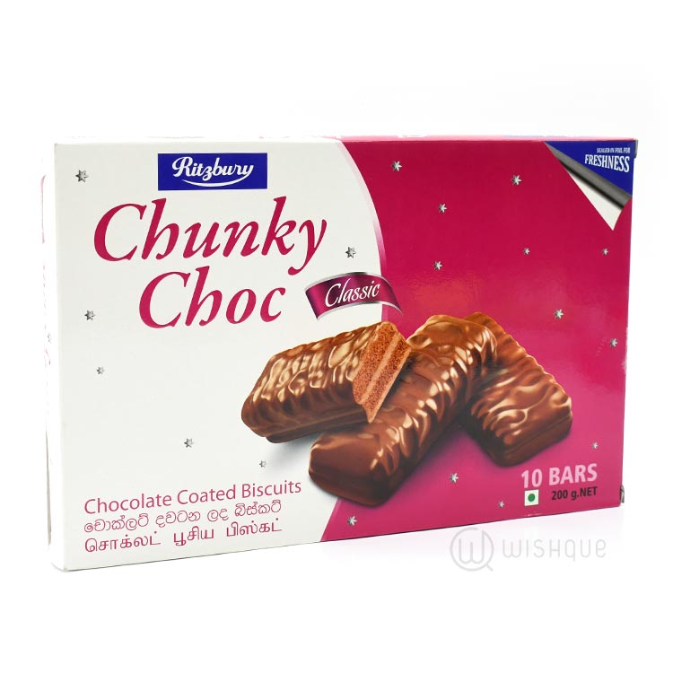 Ritzbury Chunky Choc Classic (10bars) - Wishque | Sri Lanka's Premium ...
