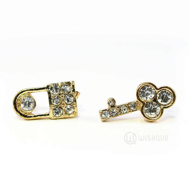 Lock & Key Earrings - Wishque | Sri Lanka's Premium Online Shop! Send ...