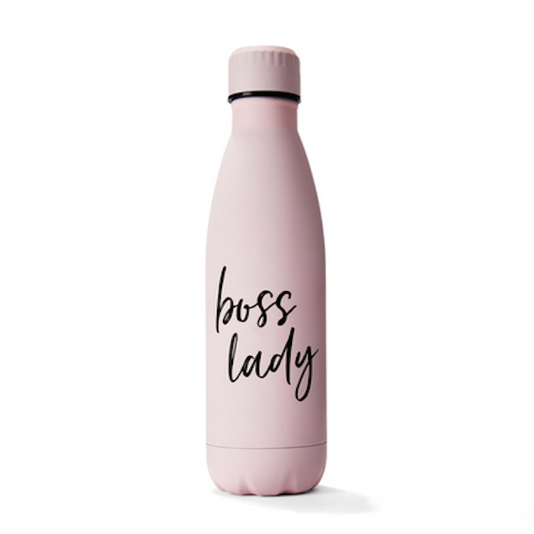 Double Wall Insulated Bottle 500ml Boss Lady Pink Look - Stationery ...