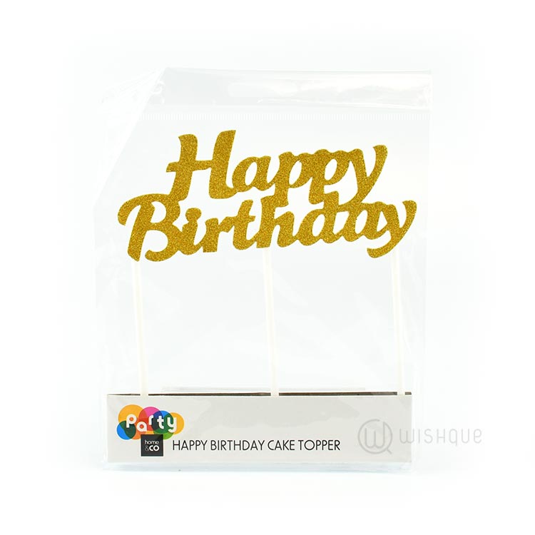Letter Cake Topper - Happy Birthday - Wishque | Sri Lanka's Premium ...