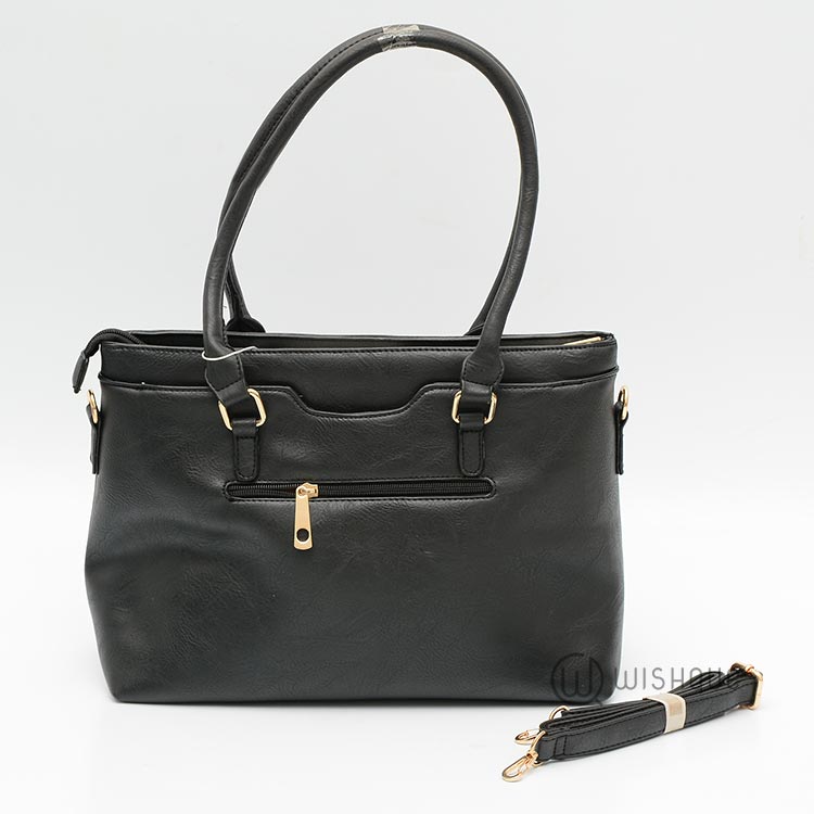 Classic Double Handle Tote Bag Collection-Black - Wishque | Sri Lanka's ...