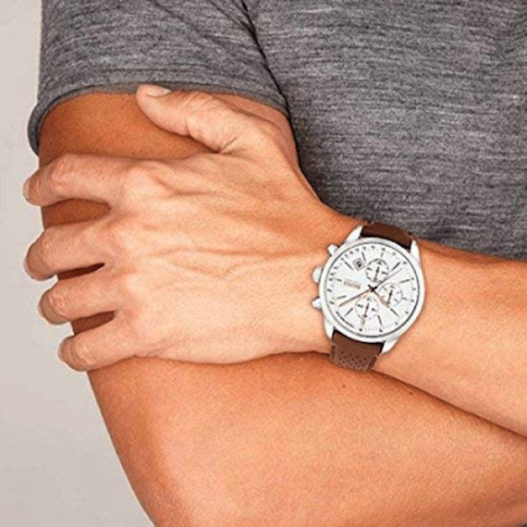 Hugo Boss Men's Quartz White Dial Analog Watch 1513475 - Wishque | Sri ...