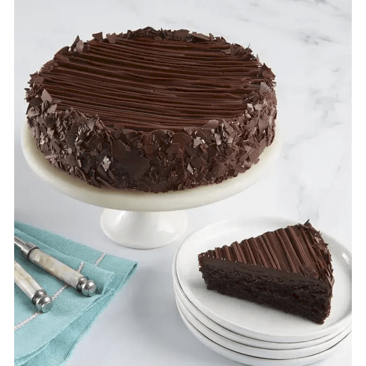 Triple Chocolate Enrobed Brownie Cake - Wishque USA Cakes | Wishque
