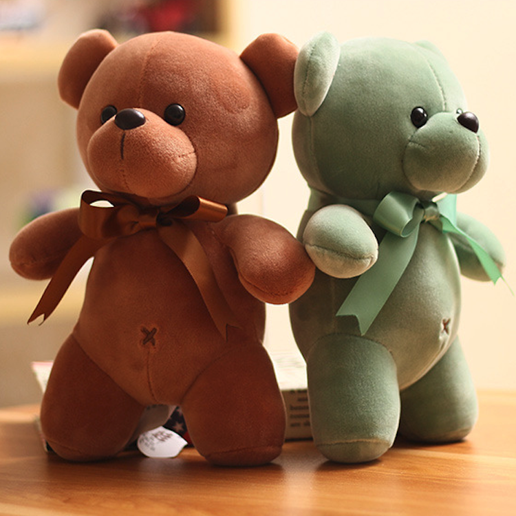 Adorable Plush Teddy Brown Or Green - Soft Toys | Wishque
