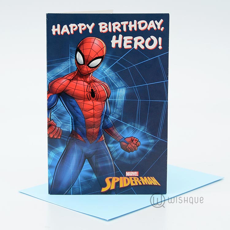 Happy Birthday Hero Greeting Card - Wishque | Sri Lanka's Premium ...
