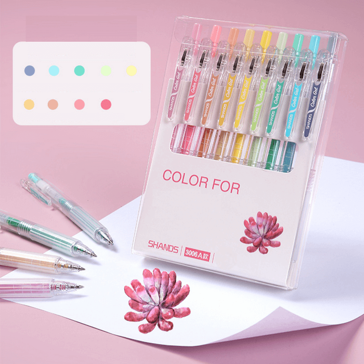 Multicolour Gel Pen Set Pink Shades Wishque Sri Lanka s Premium Multicolour Gel Pen Set Pink Shades Wishque Sri Lanka s Premium