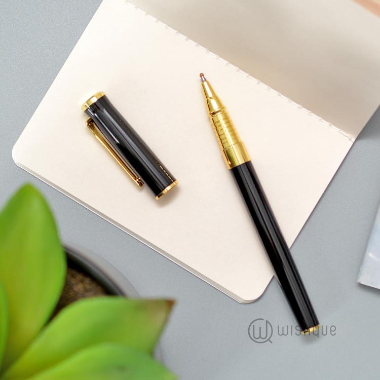 Business Signature Pen With Pen Case - Gold Clip - Wishque | Sri Lanka ...