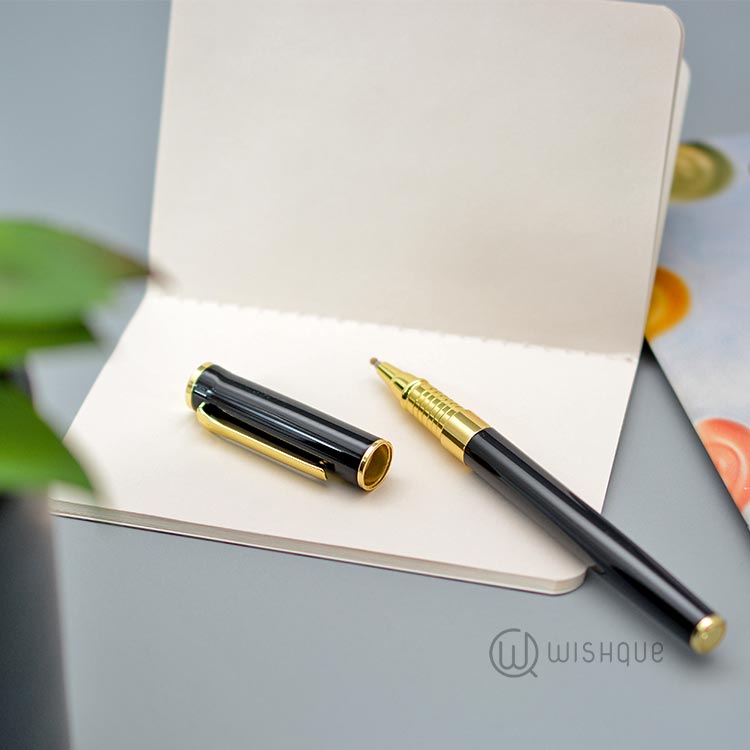 Business Signature Pen With Pen Case - Gold Clip - Wishque | Sri Lanka ...