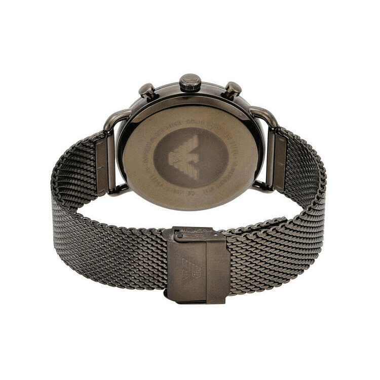 Emporio Armani Men's AR11141 Chronograph Quartz Grey Watch - Wishque ...