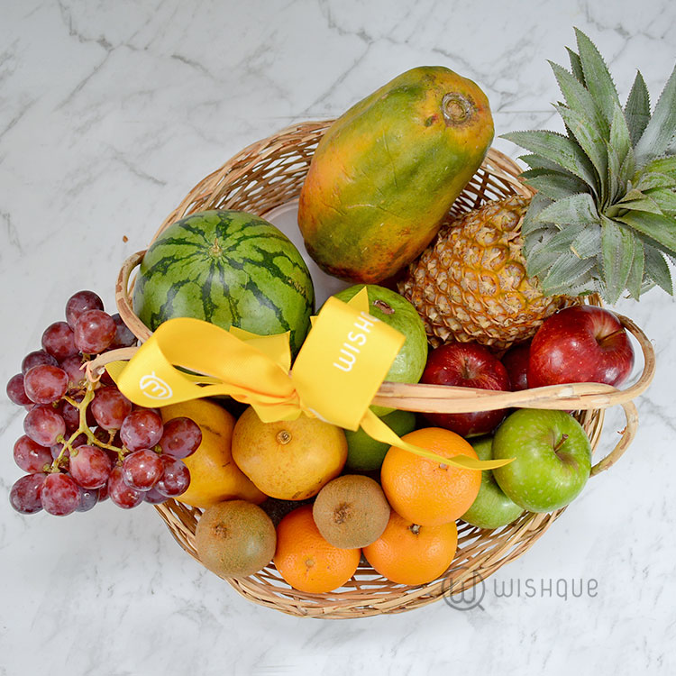 Tropical And Exotic Fruit Basket - Wishque | Sri Lanka's Premium Online ...