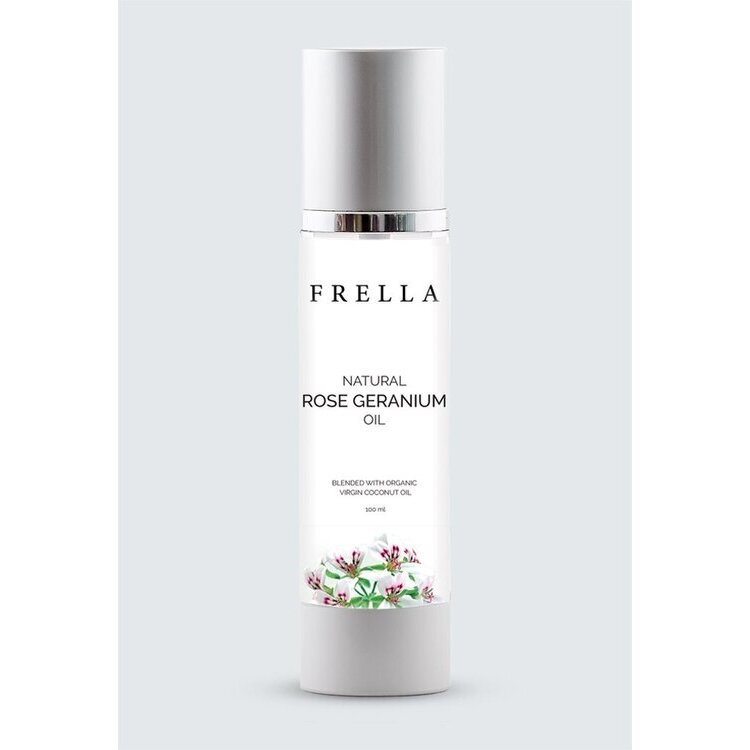 Frella Natural Rose Geranium Oil - 100ml - Skin Care | Wishque