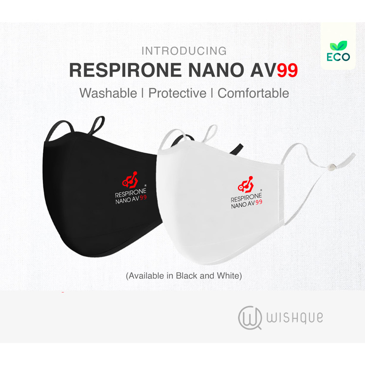 Respirone Nano AV 99 Face Mask - Disinfectants, Dish & Laundry | Wishque