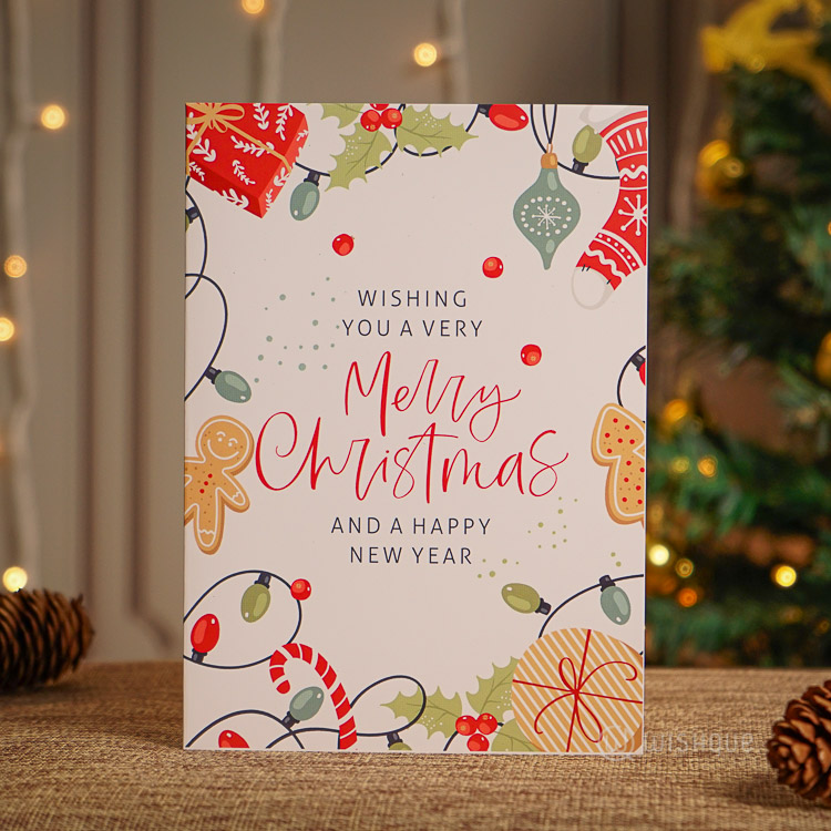 Very Merry Christmas Card - Christmas Cards & Mugs | Wishque