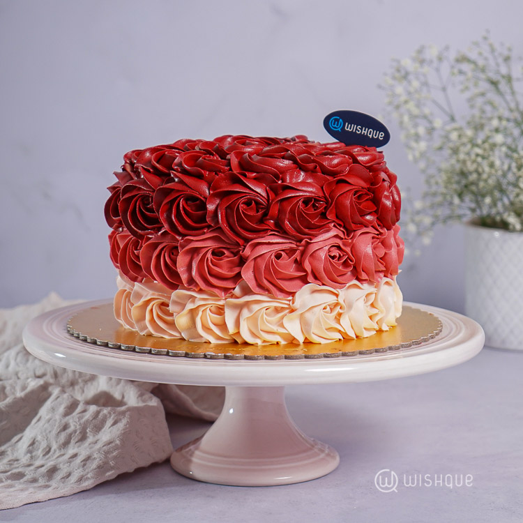 Rosette Chocolate Cake - Wishque Cakes | Wishque