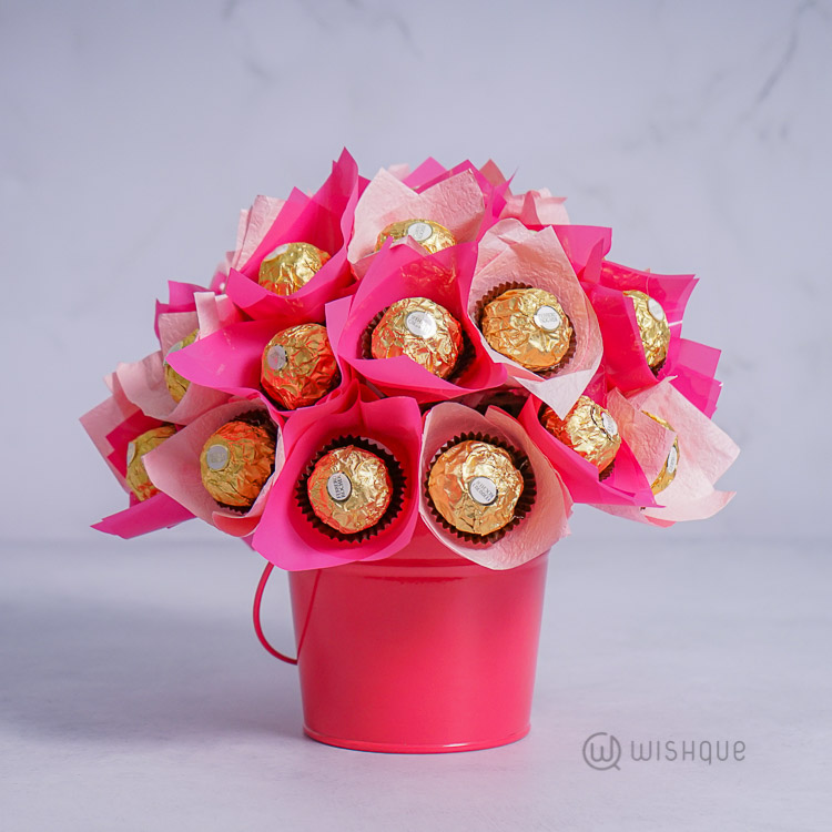 Pink Ferrero Bucket - Wishque | Sri Lanka's Premium Online Shop! Send ...