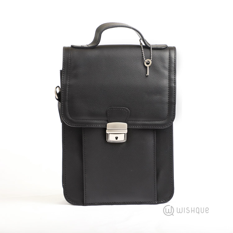 Barry Crossbody Bag - Black - Men's Accessories | Wishque