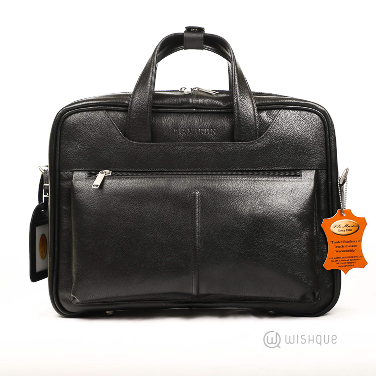 Charles Laptop Bag - Black - Men's Accessories | Wishque