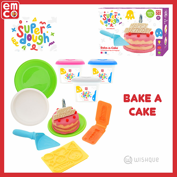 Super Dough Mini Maker Bake A Cake Kids Toys Wishque