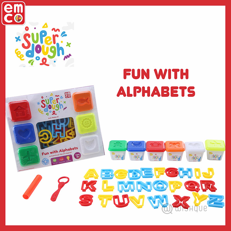 Super Dough Numbers & Letters - Fun with Alphabets - Kids Toys | Wishque
