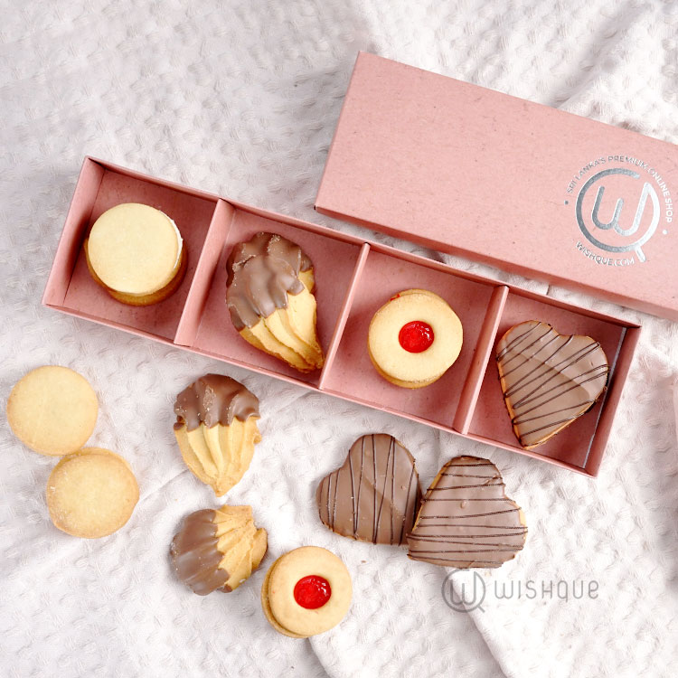 Chocolate Coated All Butter Cookie Selection 12 Pcs - Desserts & Sweets ...